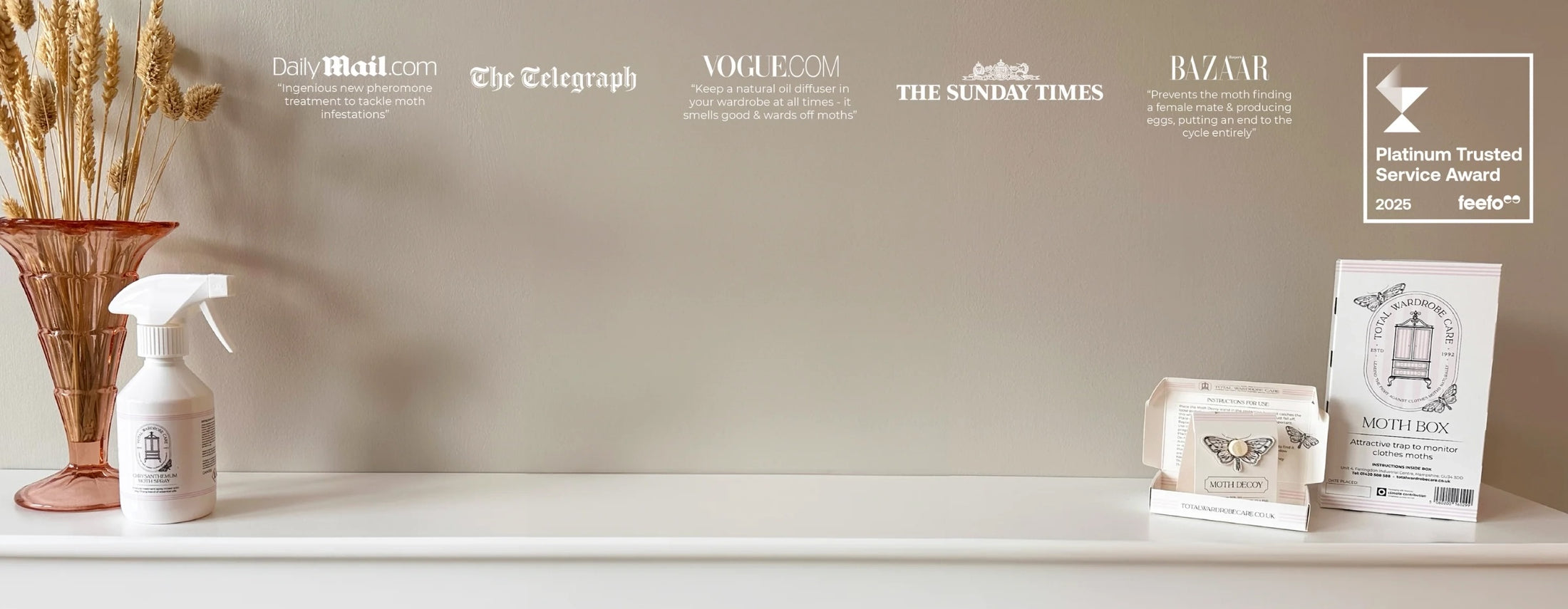 Natural Moth Prevention Products | Total Wardrobe Care